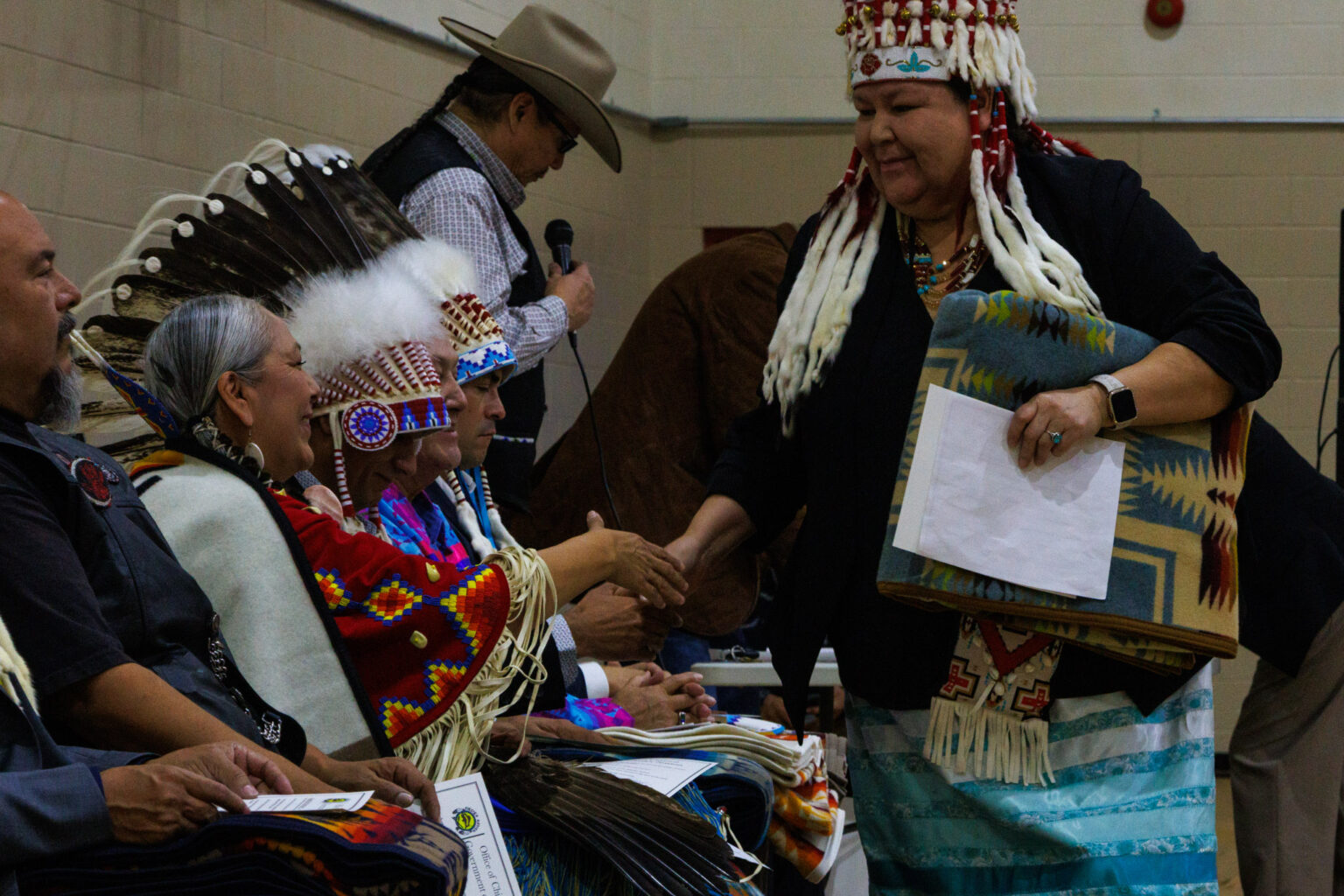 Siksika Nation welcomed its new leadership today. - Aitsiniki Magazine
